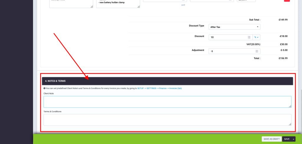 Add New Invoice | Create Invoice - Garage Invoice