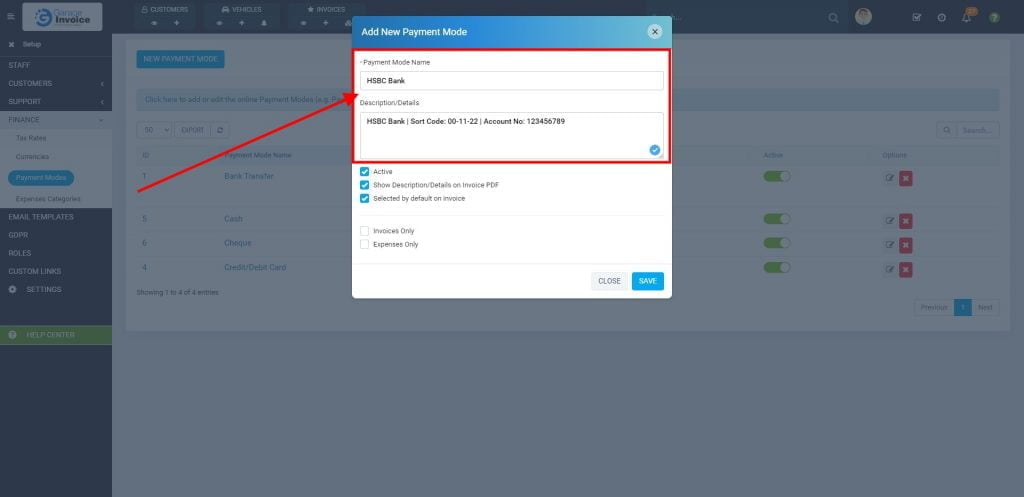 Add New Payment Mode | Create Payment Mode (cash, cheque, Card or ...
