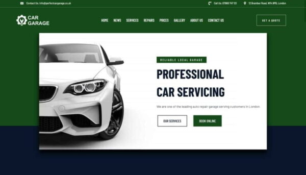 Garage Website - Garage Invoice