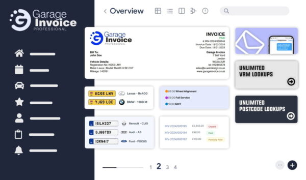 Garage Invoice - Workshop Management Software UK and Ireland
